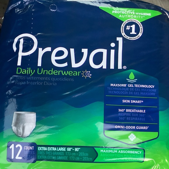 Prevail | Other | Prevail Xxl Pullups 2 In A Pack And 4 Packs To A Case ...